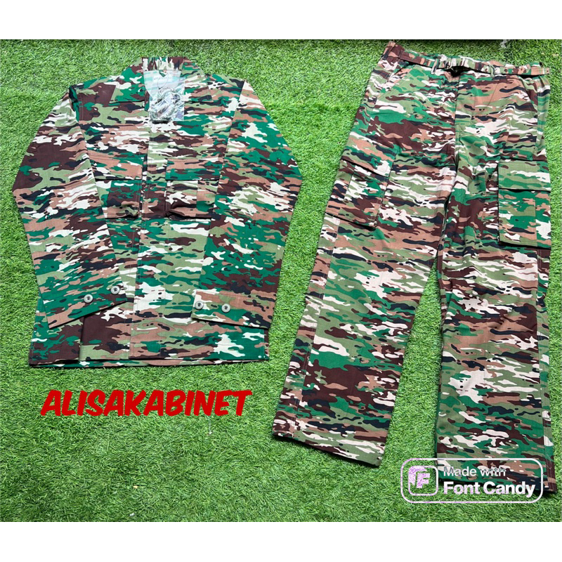 Jual Seragam PDL Jatah TNI AD Khas Matra darat | Shopee Indonesia