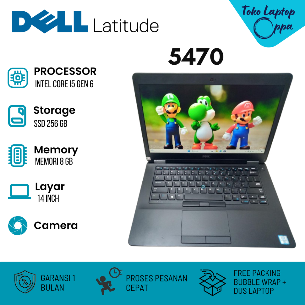 Jual Laptop dell latitude E5470 core i5 gen 6 | Shopee Indonesia