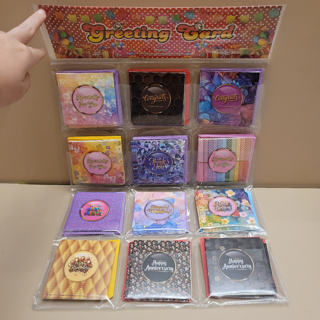 Jual 84PCS RENTENGAN KARTU UCAPAN HAPPY BIRTHDAY THANK U GREETING CARD ...