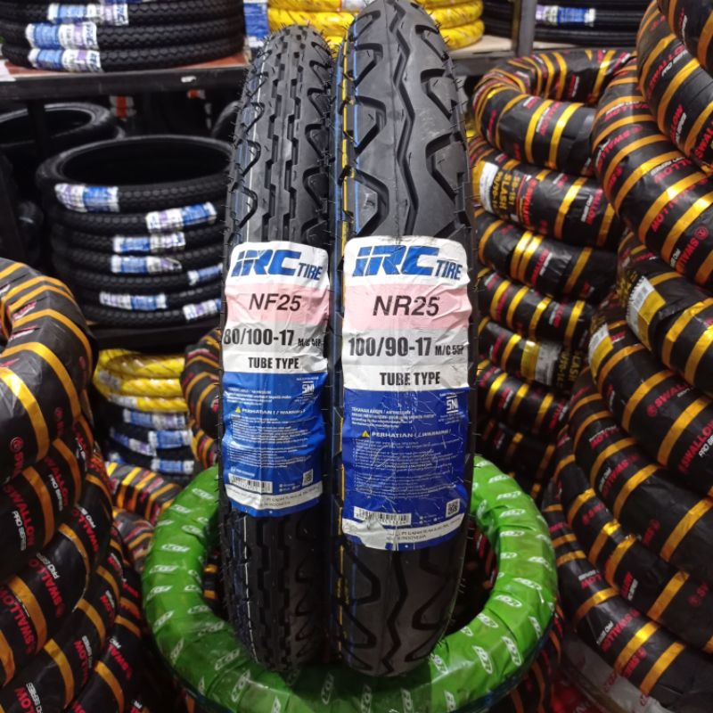 Jual BAN LUAR IRC CB VERZA MEGA PRO NEW ((NON TUBLES)) 80/100-17, 100/ ...