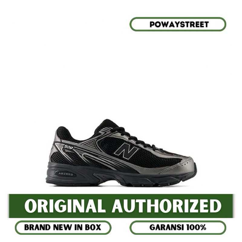 Jual New Balance 509 Black Metallic Silver | Shopee Indonesia
