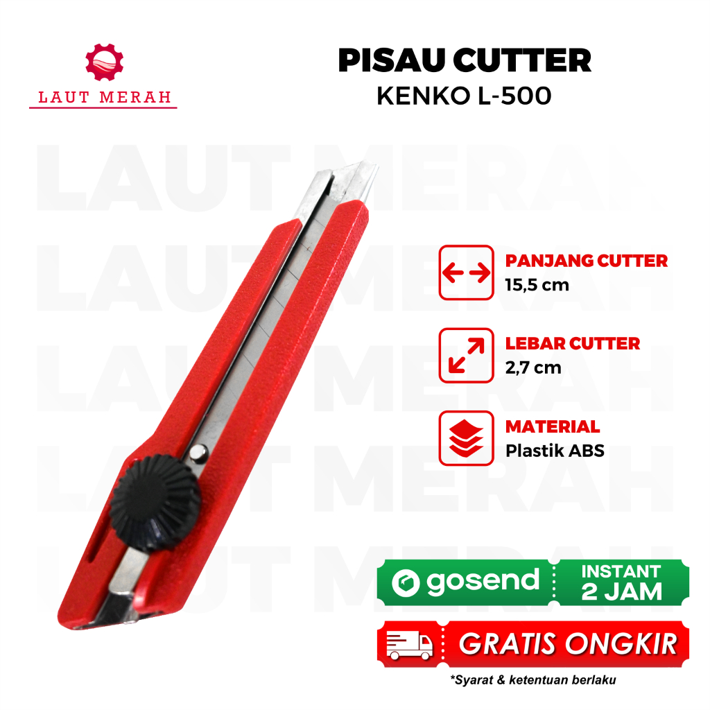 Jual Kenko Cutter L-500 (18 Mm Blade) | Shopee Indonesia