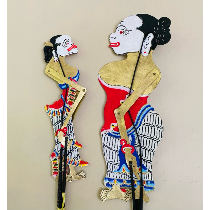 Jual (HEMAT) Wayang Kulit Limbuk Cangik Sepasang | Shopee Indonesia