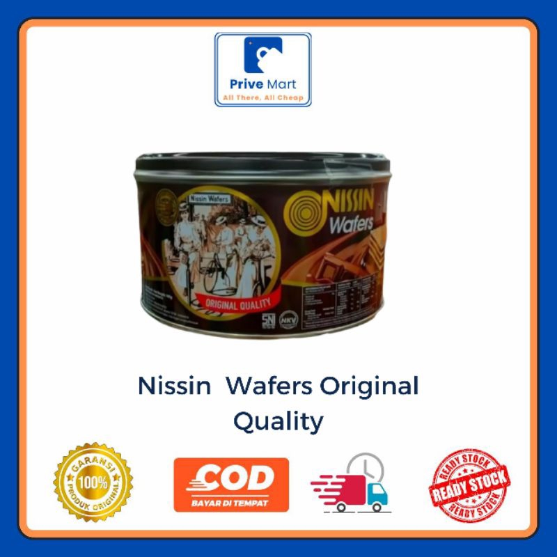 Jual Nissin Wafers Original Quality 180g Prive Mart | Shopee Indonesia