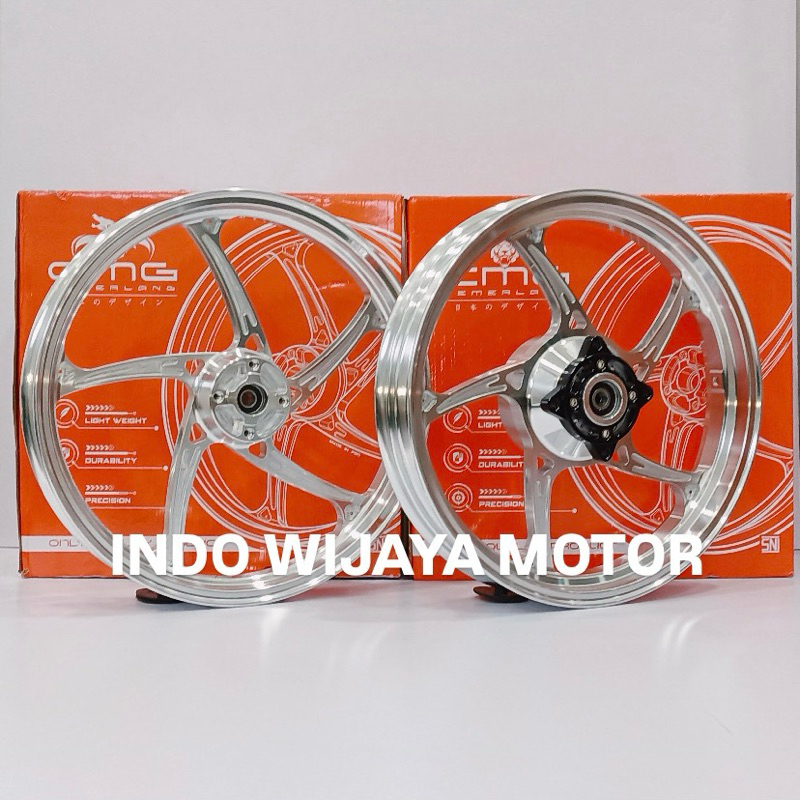 Jual VELG RACING CMG MG5 MODEL M-OZ 5 STAR CNC RING 17 x 215 / 275 ...