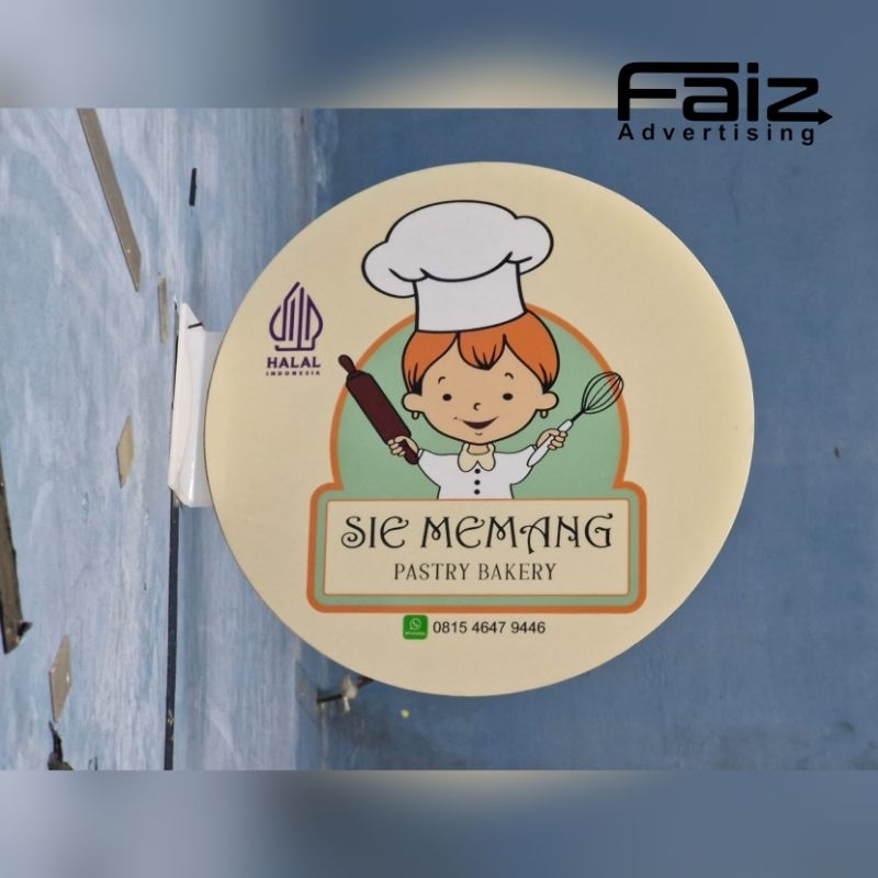 Jual Papan Nama Toko Akrilik 2 sisi | Usaha Sign Board Akrilik | Shopee ...
