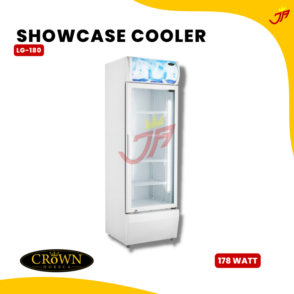 Jual CROWN Showcase Cooler / Display Cooler Crown LG-180 | Shopee Indonesia