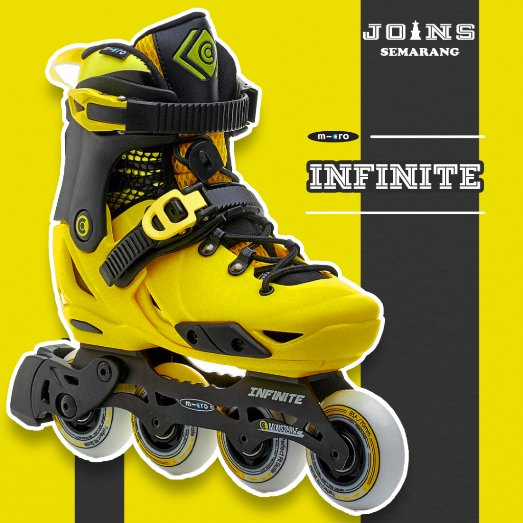 Jual Sepatu Roda Inline Skate Micro Infinite Yellow | Shopee Indonesia