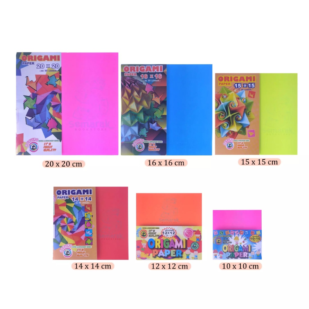 Jual Origami Paper Asturo/Kertas Origami/Kertas Lipat Asturo | Shopee ...