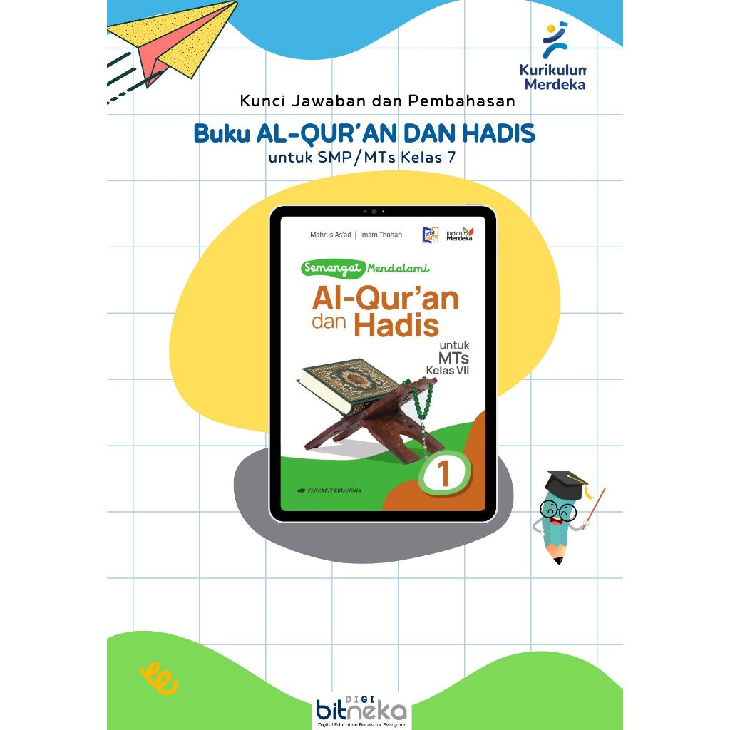 Jual Kunci Jawaban Buku Al Quran dan Hadis SMP/MTS Kelas 7 Kurikulum Merdeka - ERLANGGA | Shopee ...