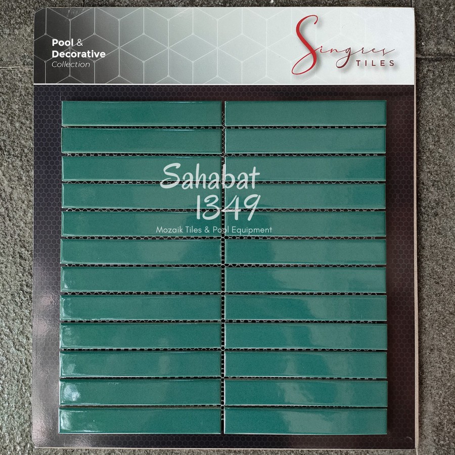 Jual Singres Mosaic LONG STRIPE Series Mosaic Keramik Dinding Kamar ...