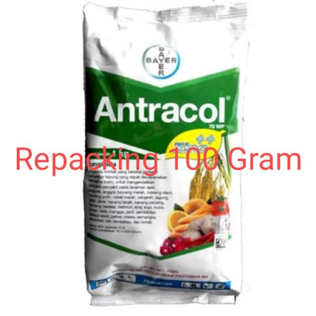 Jual Fungisida Antracol ECERAN Repacking 100 Gram ( Dikemas Ulang ...