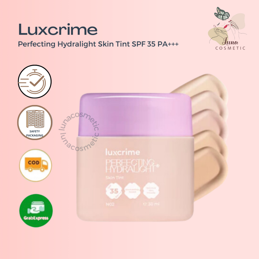 Jual Luxcrime Perfecting Hydralight Skin Tint SPF 35 PA+++ | Shopee ...