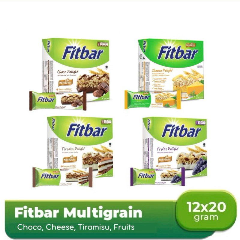 Jual Fitbar Snack Bar Choco Delight / Cheese Delight / Tiramisu Delight ...