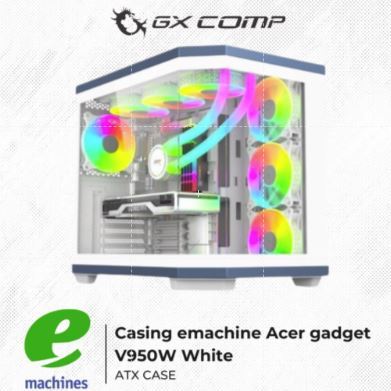 Jual Acer EMACHINE Gadget V950W - White | Casing PC ATX - Case CPU ...