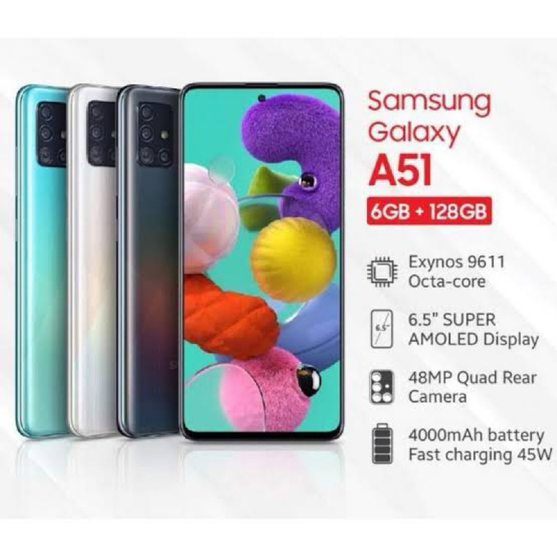 Jual SAMSUNG GALAXY A51 6/128 SECOND | Shopee Indonesia