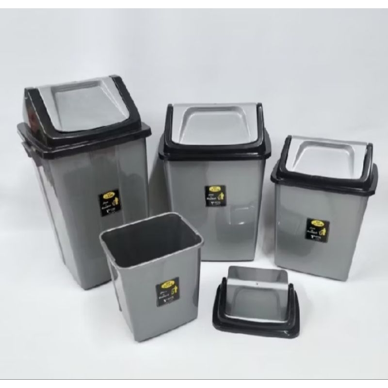 Jual Tempat Sampah Tutup Goyang / 5 liter / 15 liter | Shopee Indonesia