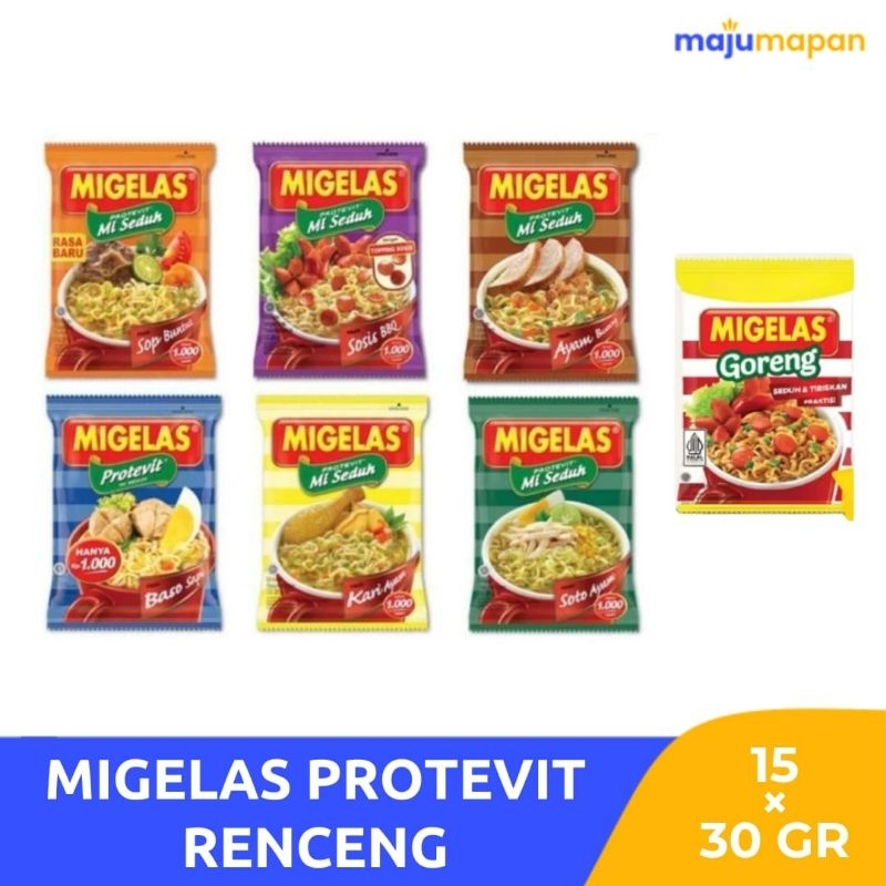 Jual MiGelas Protevit RENCENG 15×30gr | Shopee Indonesia