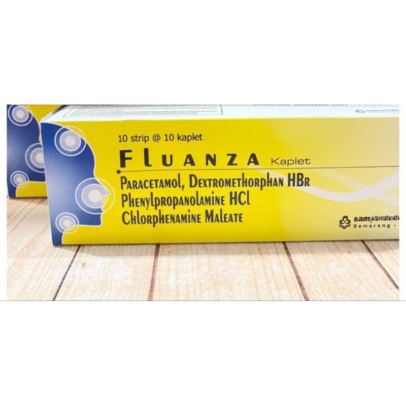 Jual fluanza 1 strip(10 kaplet) | Shopee Indonesia