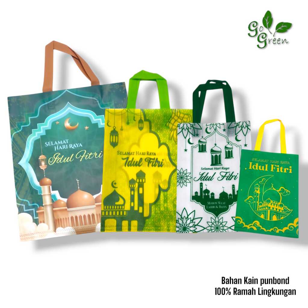 Jual Tas Hampers Kain Spunbond Goodie Bag Hantaran Hari Raya Lebaran Idul Fitri 2025 Terbaru ...