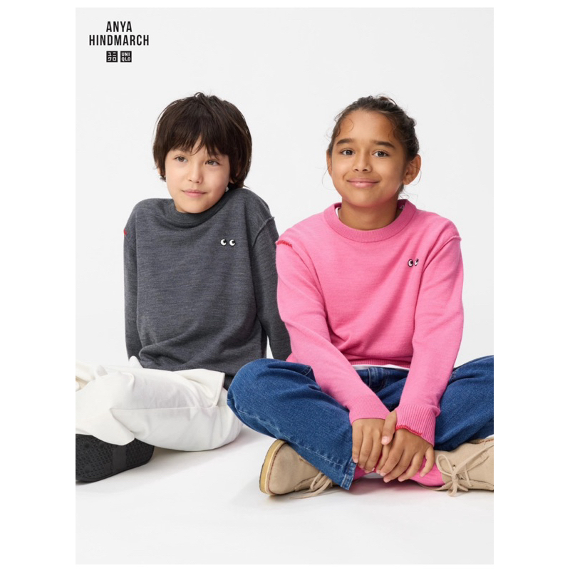 Jual uniqlo x Anya Kids Merino sweater | Shopee Indonesia