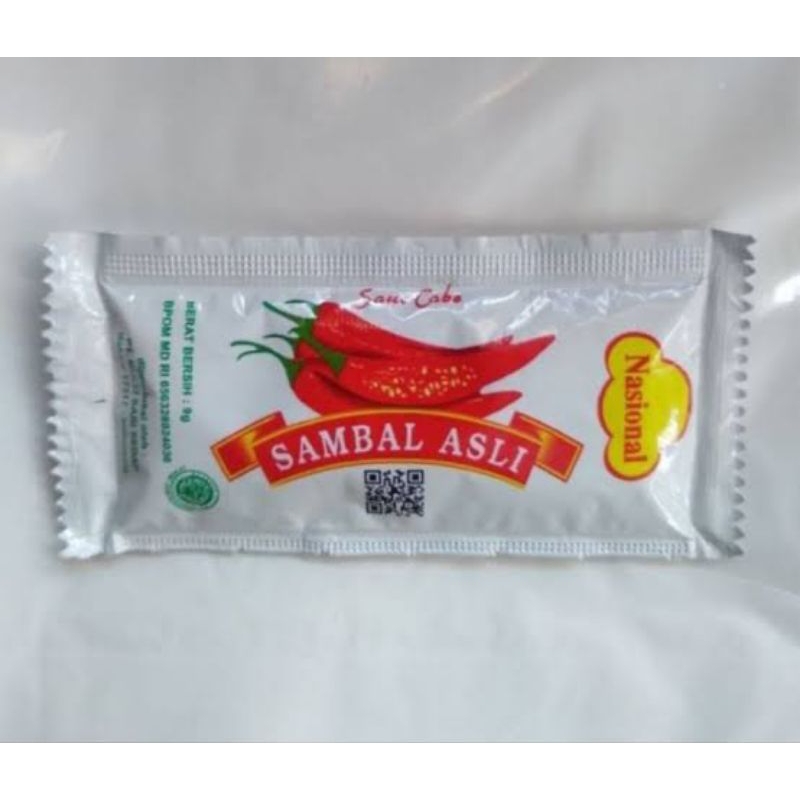 Jual Sambal Sachet NASIONAL 24x9gr | Shopee Indonesia
