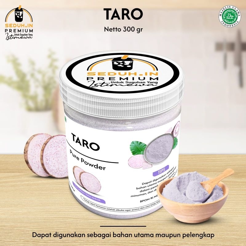 Jual Taro pure 300 gram / BUBUK MINUMAN PREMIUM PURE NON GULA | Shopee ...