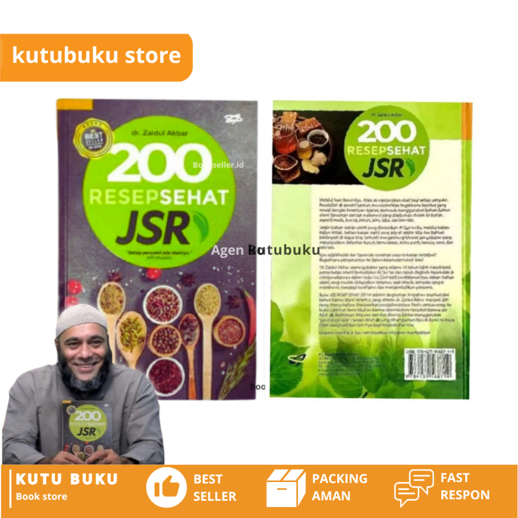 Jual ORIGINAL Buku 200 Resep Sehat JSR dr. Zaidul Akbar Jurus Menyehatkan Rasulullah SAW ...