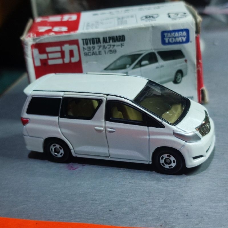 Jual tomica tomika no 78 diecast replika toyota alphard putih ready 1pcs | Shopee Indonesia