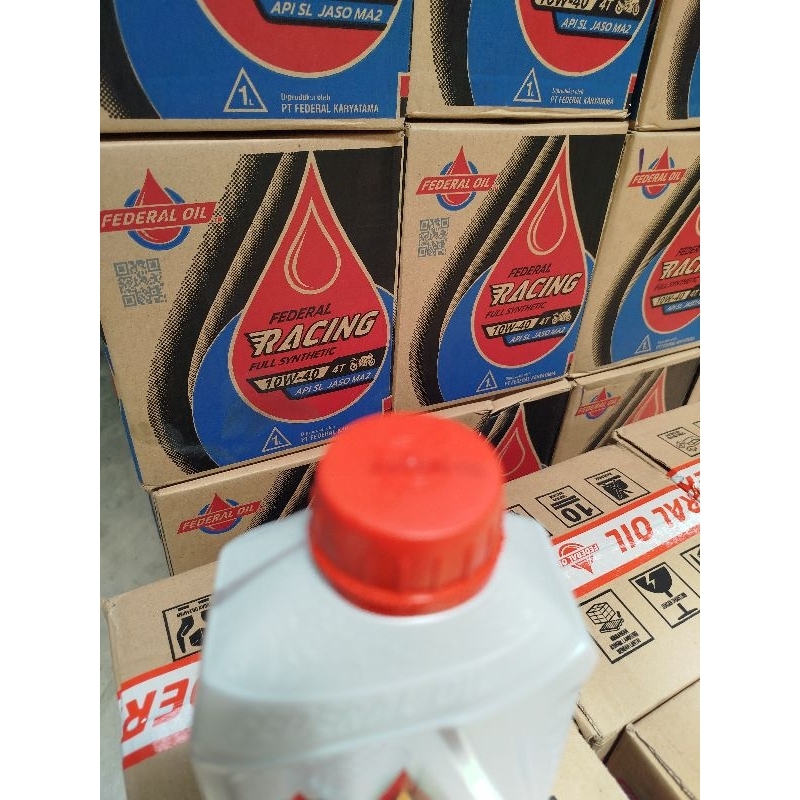 Jual oli mesin motor Federal Racing 1 liter untuk semua jenis motor ...