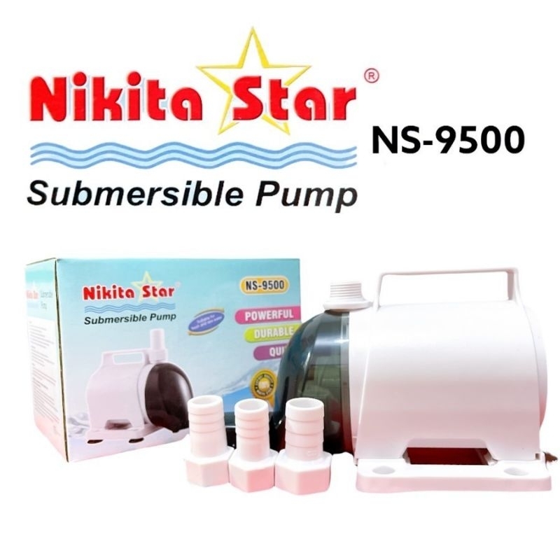Jual Pompa celup aquarium kolam bottom submersible water pump Nikita Star NS 9500 | Shopee Indonesia