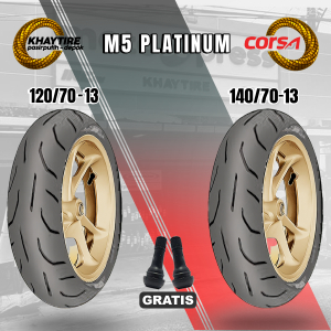 Jual Paket Ban Motor YAMAHA NMAX CORSA M5 PLATINUM 120/70-13 + 140/70 ...