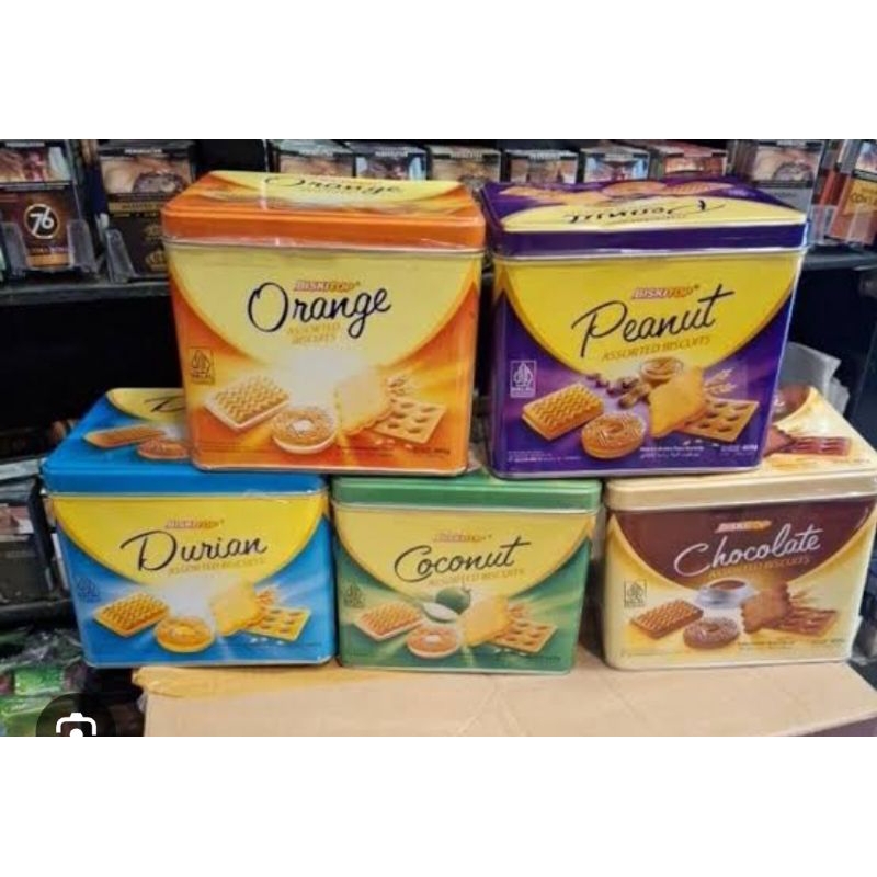 Jual Biskitop Assorted Biskuit Kaleng 400gr/Biskuit Kaleng/Biskuit ...