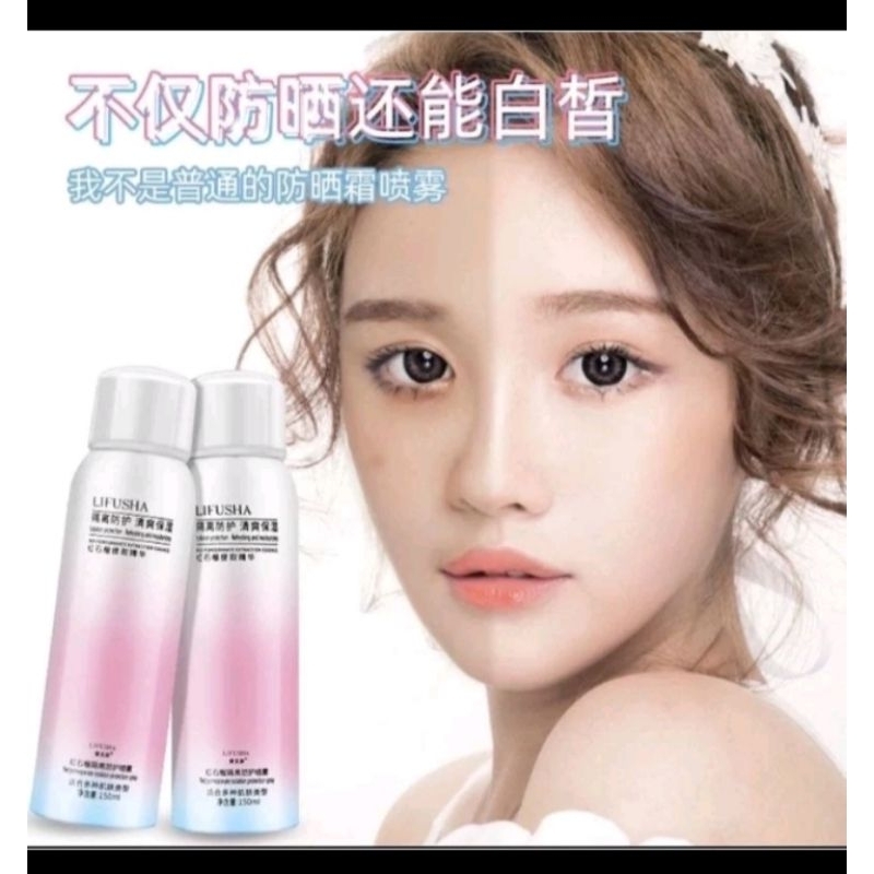 Jual LIFUSHA SPRAY MOISTURIZING 100% ORIGINAL Pencerah instan wajah dan ...