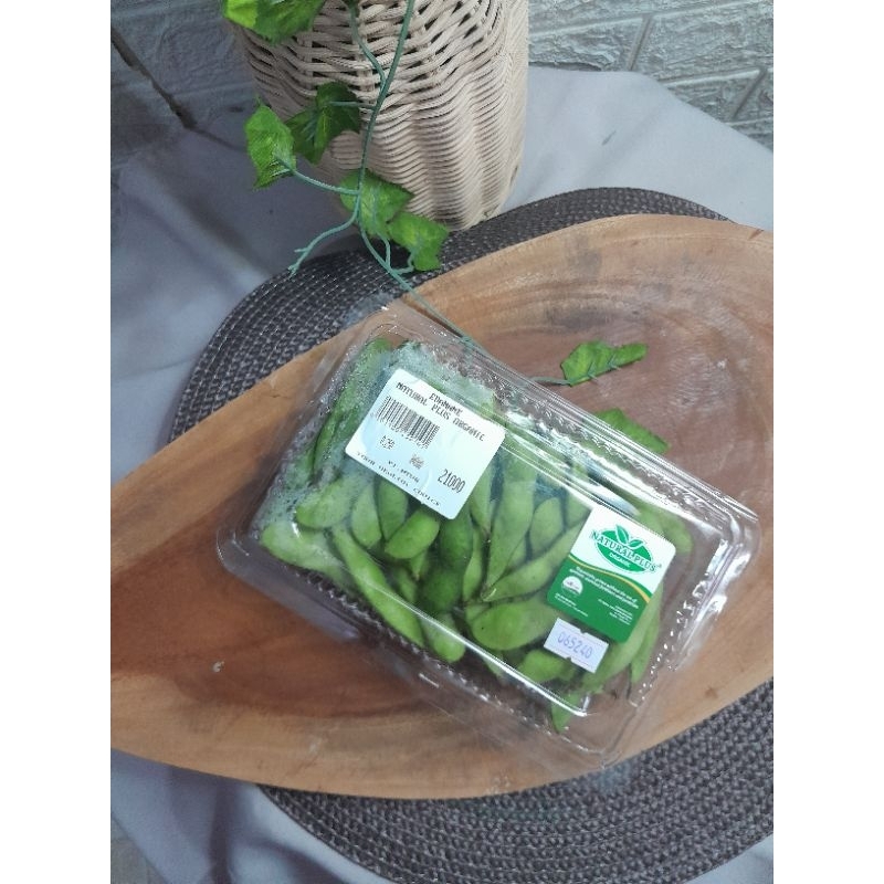 Jual kacang edamame kulit organik natural plus organik 250 gr | Shopee ...