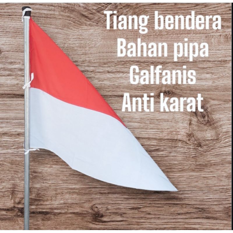 Jual Tiang bendera panjang 3mtr,bahan pipa galfanis anti karat, model ...