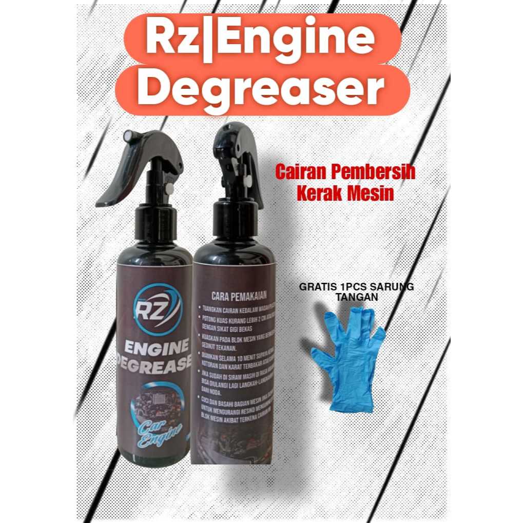 Jual RZ ENGINE DEGREASER/CAIRAN PEMBERSIH KERAK MESIN (FREE SARUNG TANGAN) | Shopee Indonesia