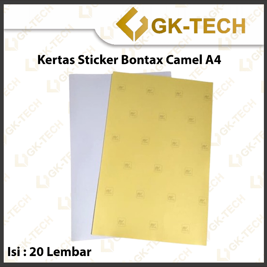 Jual Kertas Sticker HVS / Bontax A4 / F4 isi 20 Lembar | Shopee Indonesia
