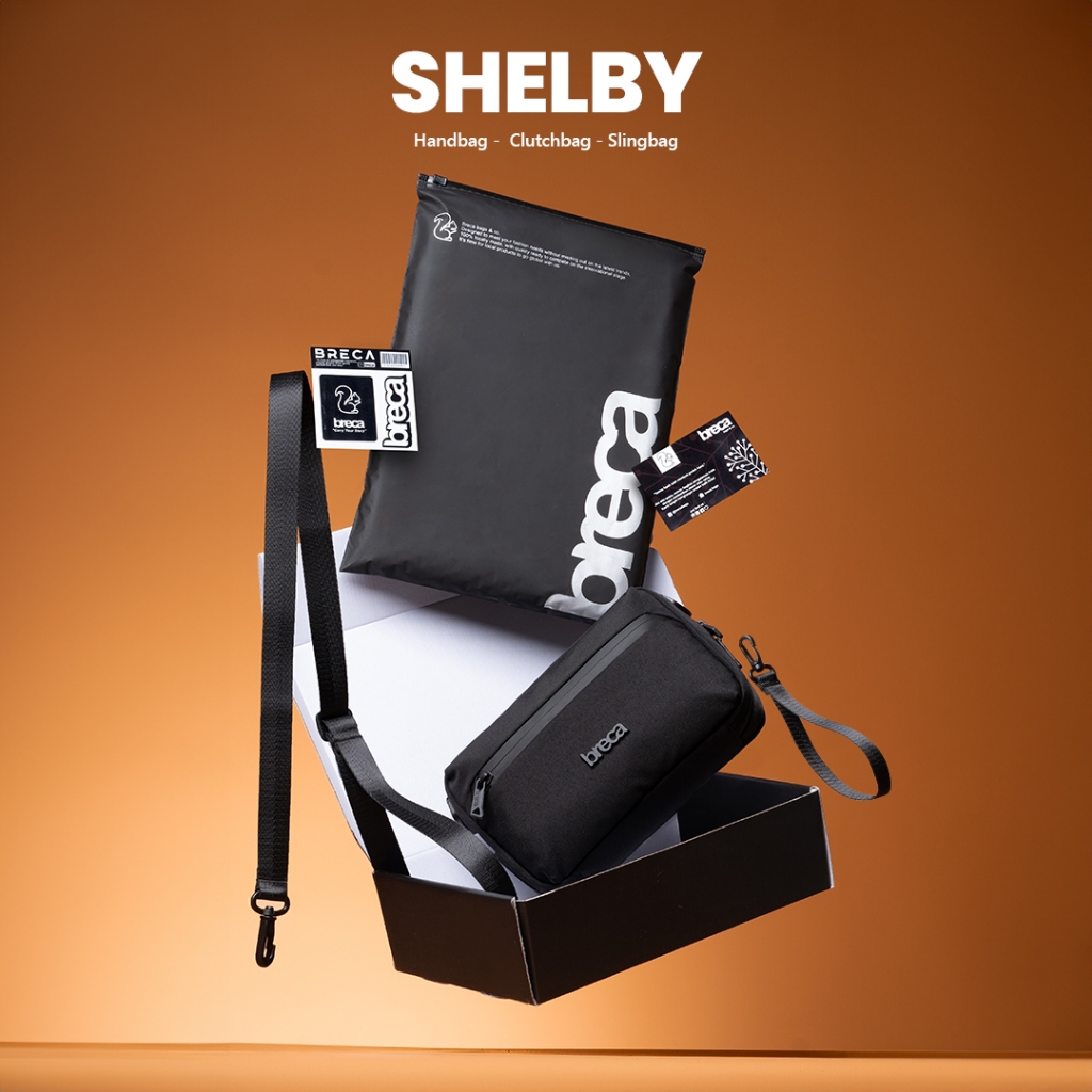 Jual Breca - Handbag Shelby tas tangan pria Tas selempang anti bara api ...