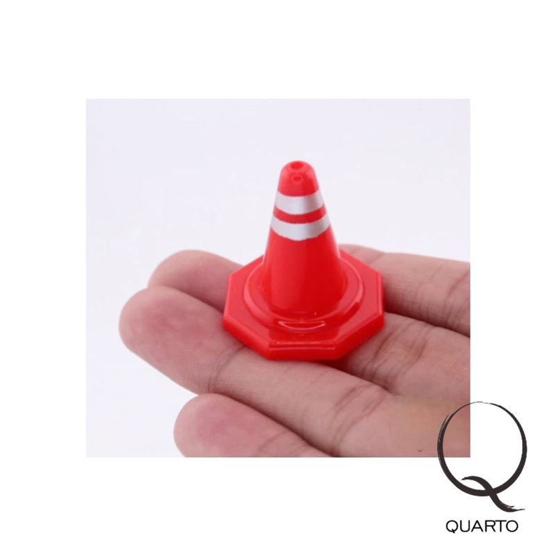 Jual Miniatur Traffic Cone 3cm | Maket Jalan Raya | Merah | Diorama ...