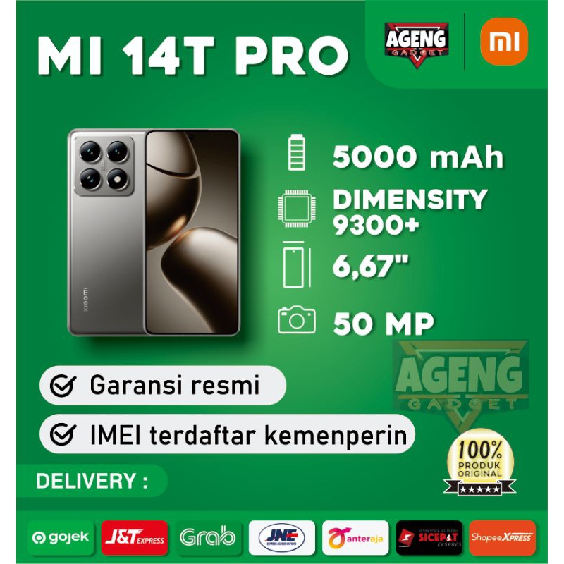 Jual Xiaomi Mi 14T Pro 5G 12/512 Garansi Resmi Xiaomi Indonesia ...