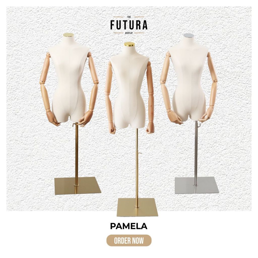 Jual Manekin Pamela Manekin Cewek Tutup Besi Kaki Plat Besi Emas dan ...