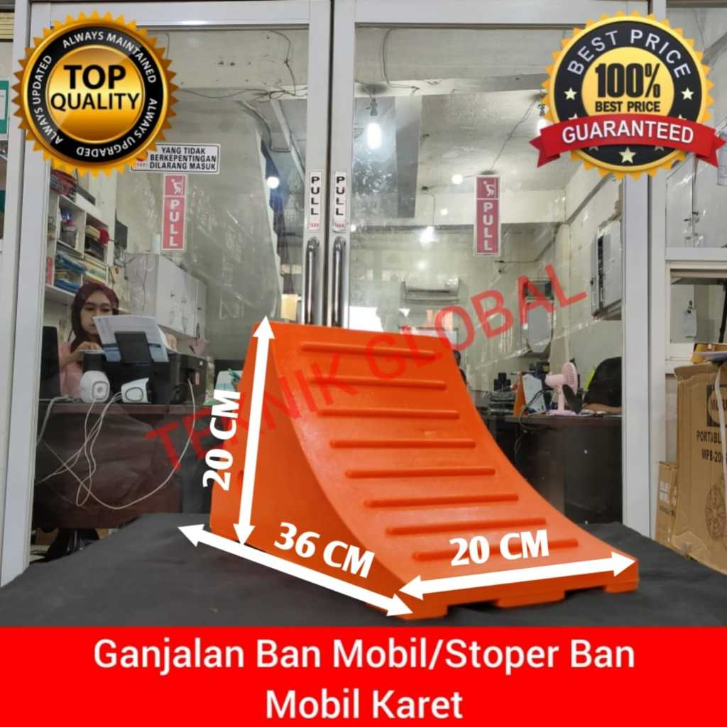 Jual Karet Ganjalan ban Parkir Ganjal Mobil ban kapasitas 30 ton Rubber ...
