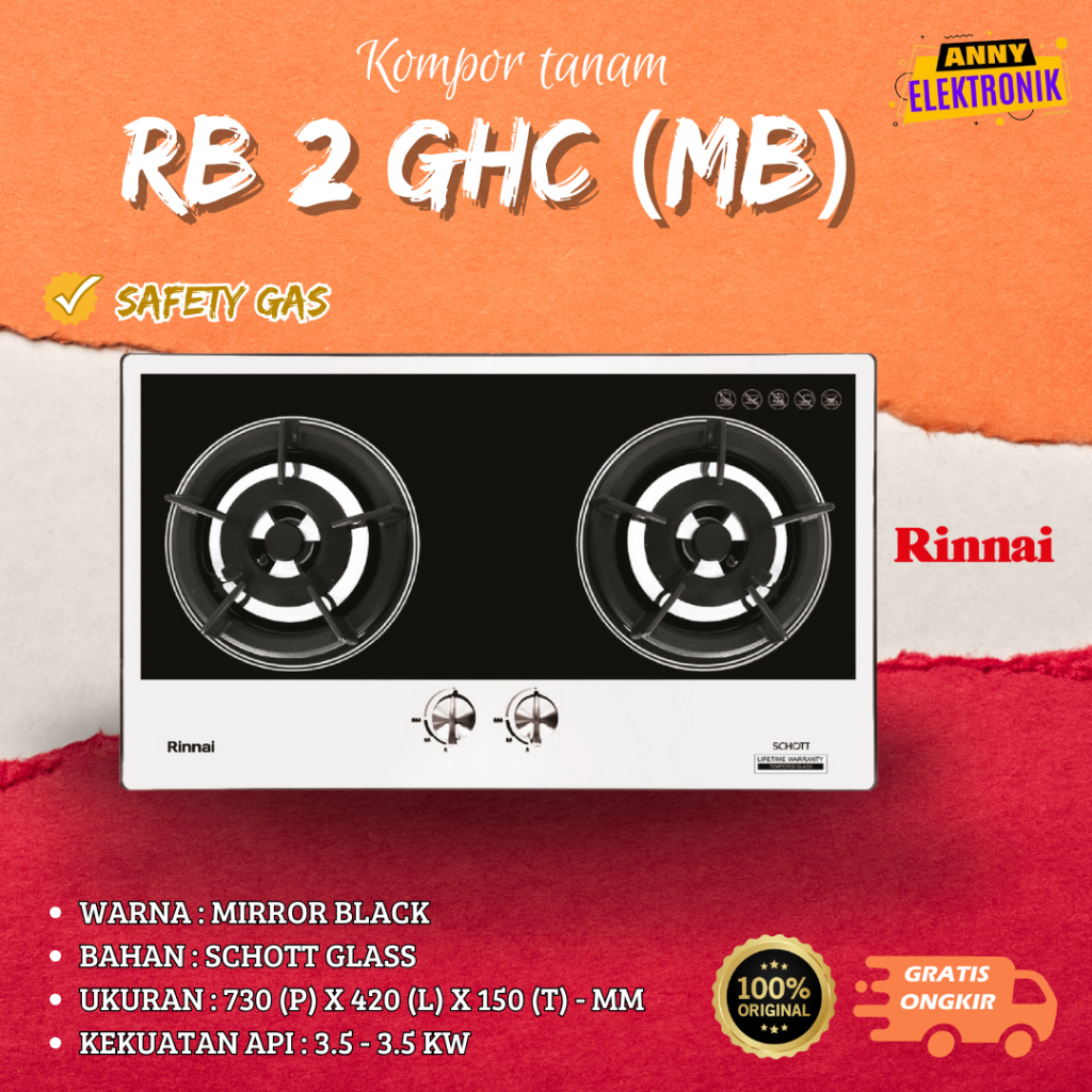 Jual KOMPOR TANAM RINNAI RB 2 GHC (MB) | Shopee Indonesia