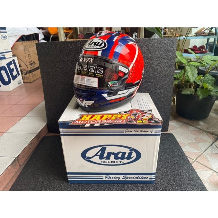 Jual ARAI RX7X MAVERICK VINALES GP5 RX-7X GP-5 FULL FACE HELM | Shopee Indonesia