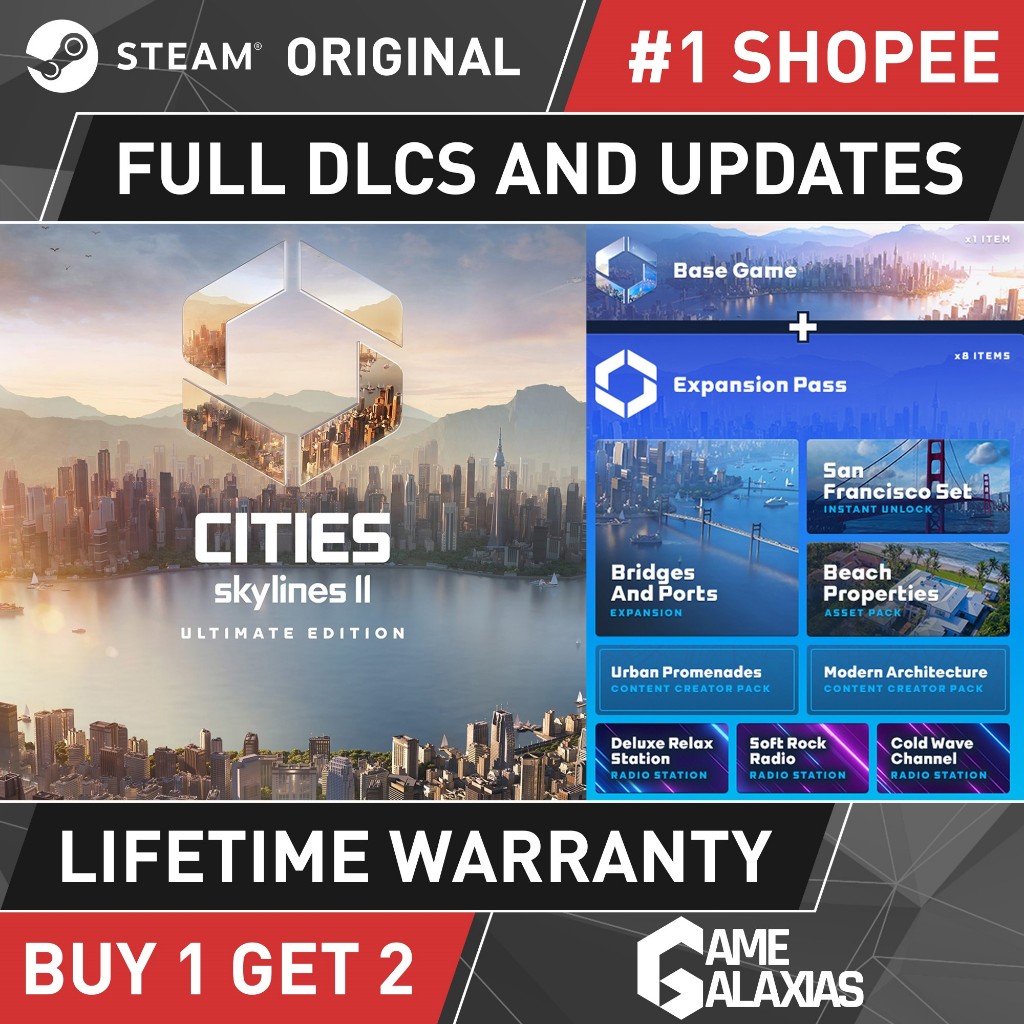Jual CITIES SKYLINES 2 ULTIMATE EDITION PC ORIGINAL | Shopee Indonesia