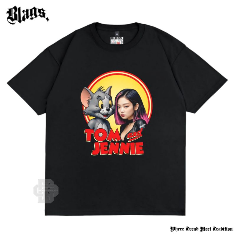 Jual Blags Tshirt Parodi - Tom and Jennie | Kaos Band | BAJU MUSIK ...