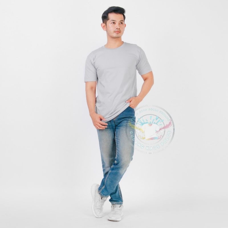 Jual t-shirt baju distro kaos polos cotton combed 30s pria dan wanita ...