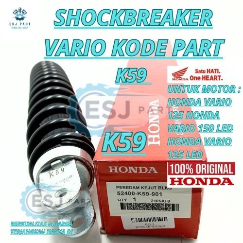 Jual SHOCKBREAKER VARIO BELAKANG KODE-K59 HONDA VARIO 125-150LED KUALITAS ASLI ORIGINAL HONDA ...