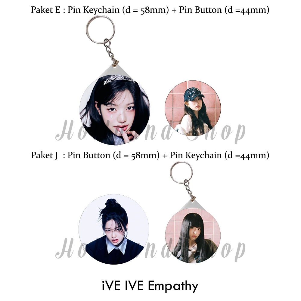 Jual Pin Peniti + Gantungan Kunci Pin iVE SWITCH Empathy Unofficial (Paket E / J ) | Shopee ...